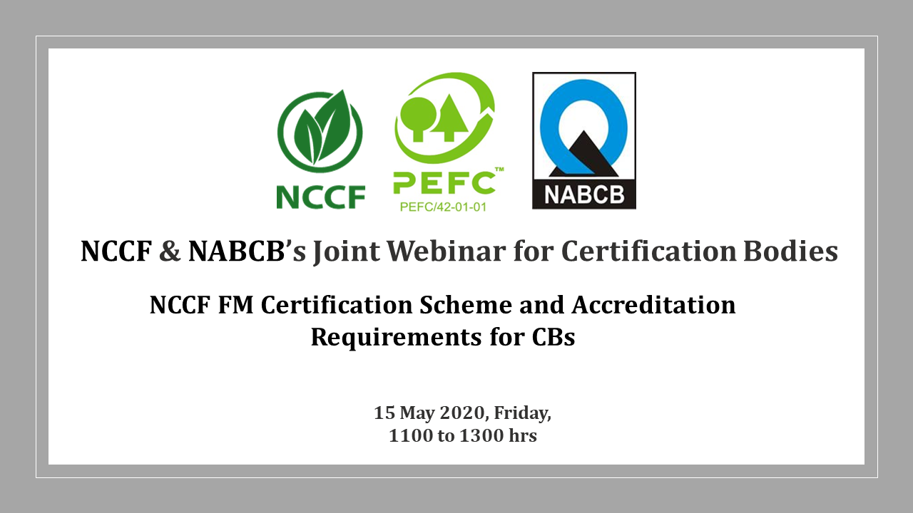 Joint Webinar by NCCF and NABCB