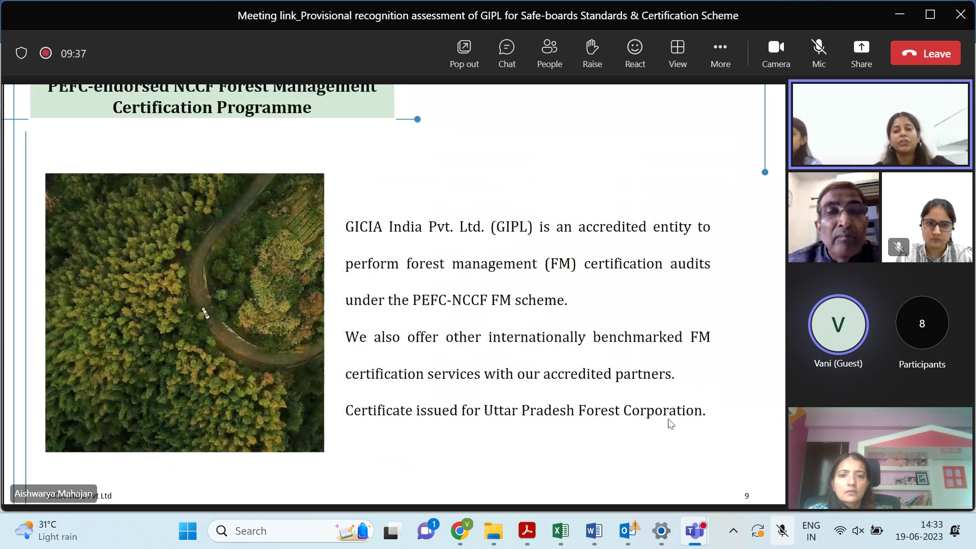GIPL Assessment for Safe-boards Standards & Certification